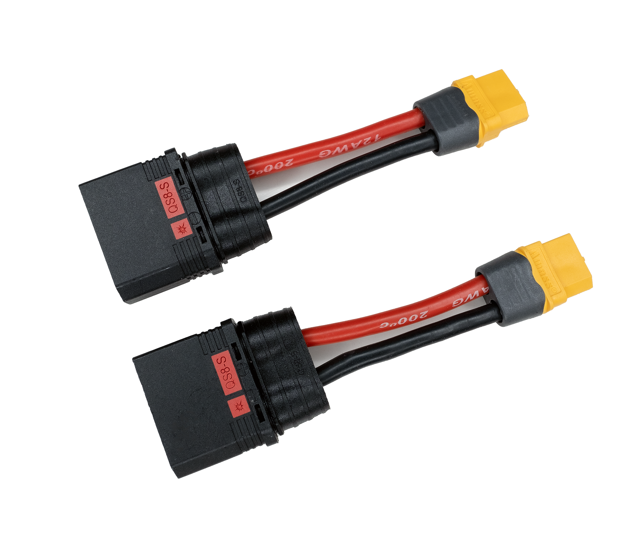 QS8 Male to XT60 Female Battery Charging leads [KVS408] – Kraken RC