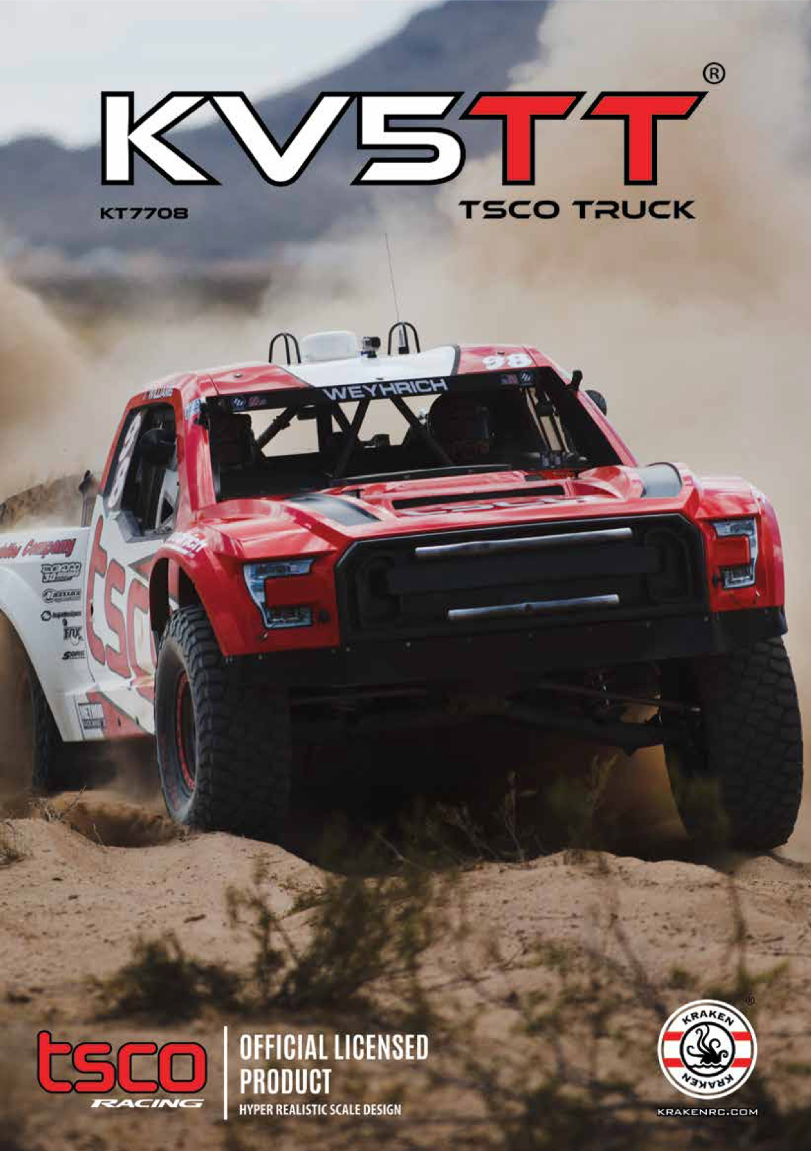 VEKTA.5 KV5TT Stock Manual [ KV3619] – Kraken RC